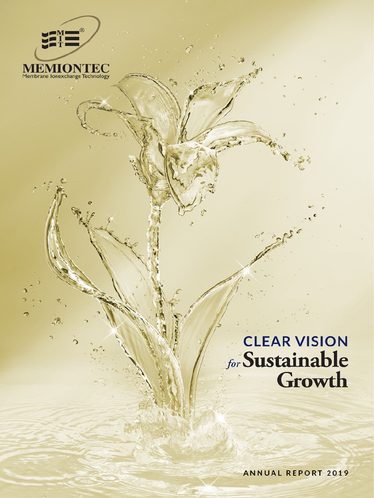 Memiontec Annual Report 2019 | PDF | Reclaimed Water | Water Supply