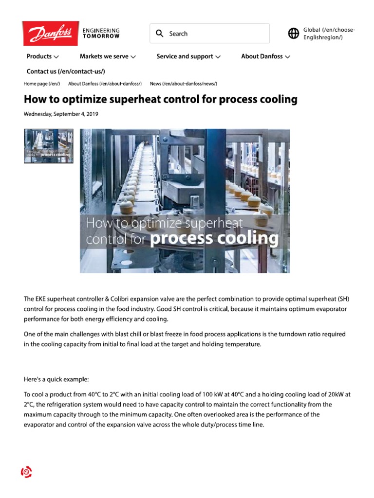 DANFOSS Optimize Superheat Control | PDF