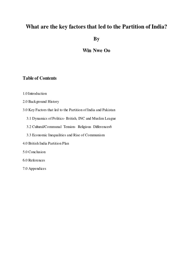 Partition of India | PDF | British Raj | Partition Of India