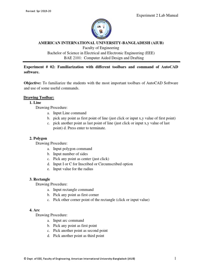 CAD Exp 2 | PDF | Teaching Methods & Materials | Computers