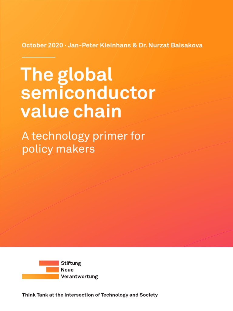 Global Semiconductor Value Chain - October 2020 | PDF | Semiconductor ...