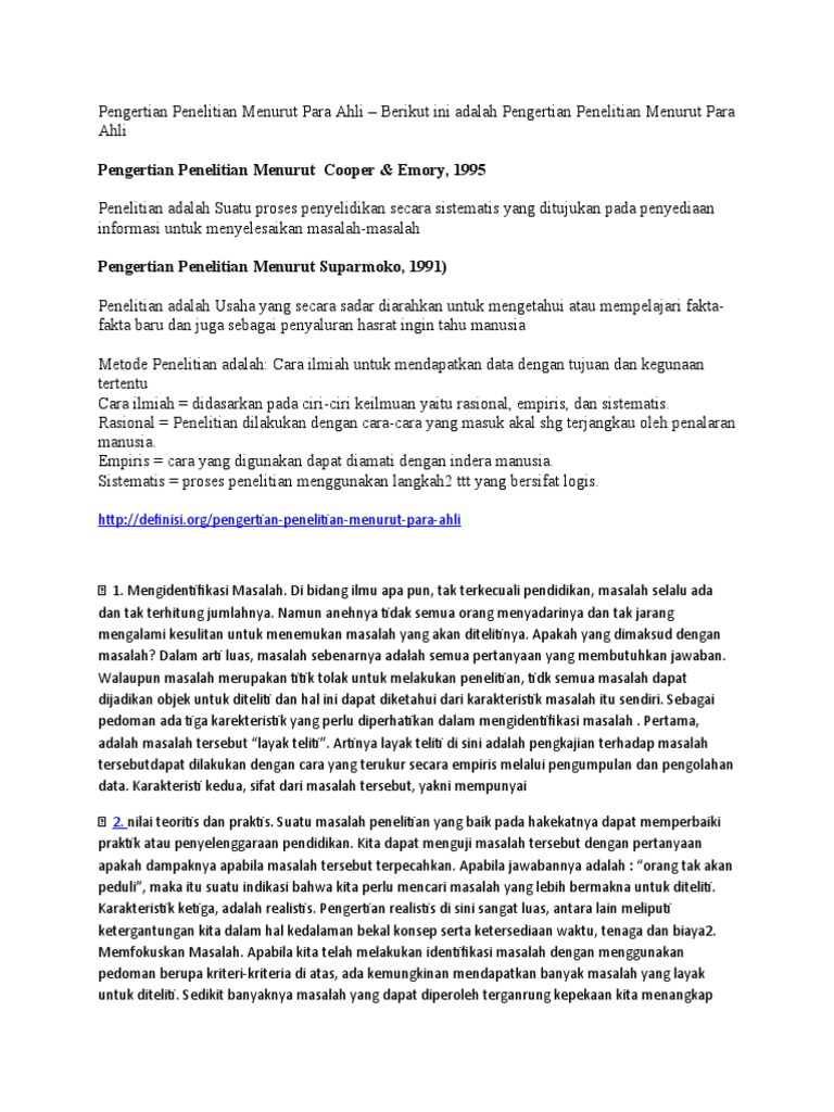 Bahan Mentah Metode Penelitian | PDF