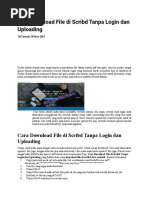 Cara Download File Di Scribd PDF | PDF