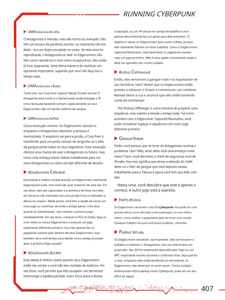 CPR Corebook Cyberpunk Red v121pdf PDF Free (1) 408 458.en - PT | PDF ...
