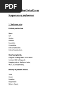 Ophthalmology Case History Proforma | PDF | Cataract | Human Eye