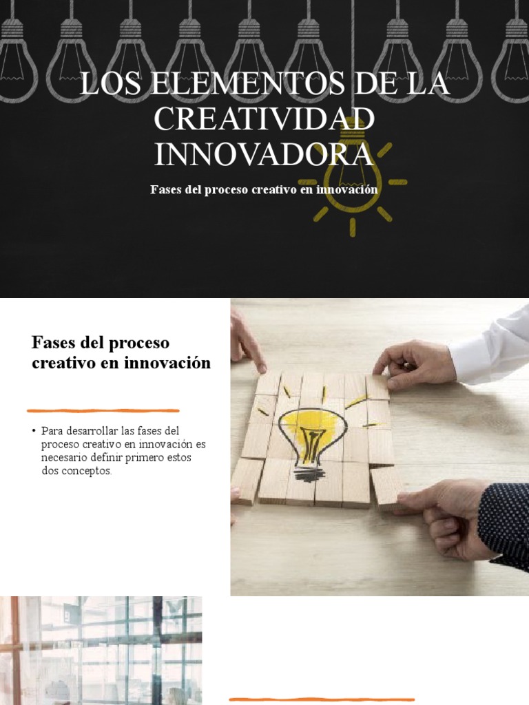 Los Elementos de La Creatividad Innovadora | PDF | Innovación | Creatividad