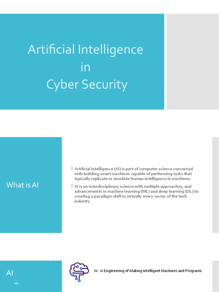 AI in Cyber Security | PDF | Computer Security | Security