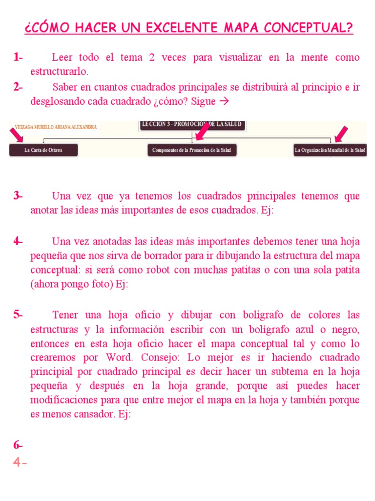 Cómo Hacer Un Excelente Mapa Conceptual | PDF