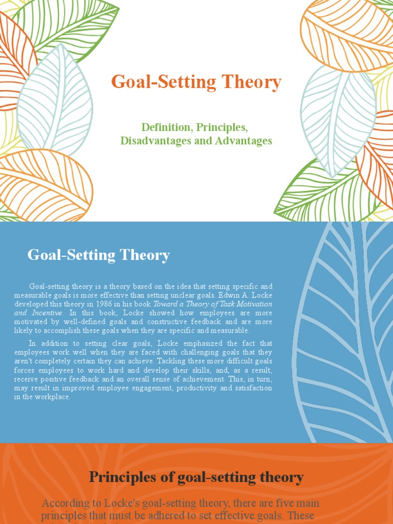 Goal-Setting Theory Ma'am Carol | Download Free PDF | Goal Setting ...