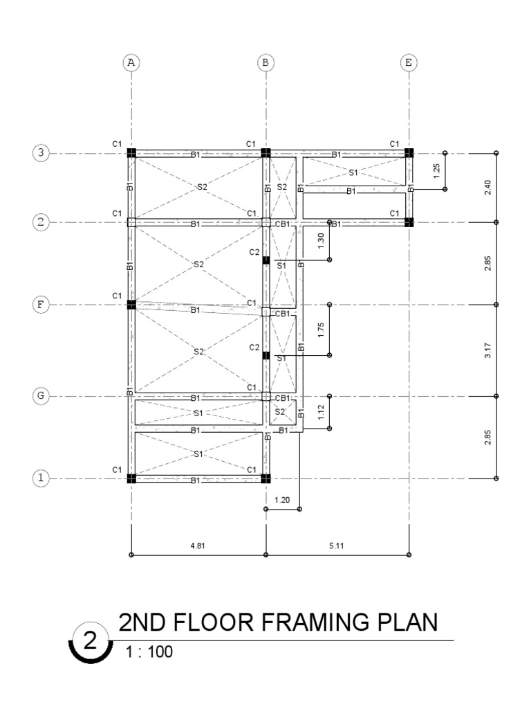 2nd Floor Framing Plan | PDF