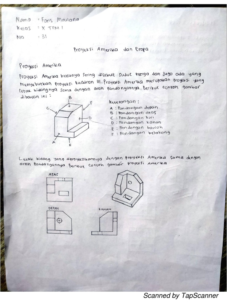 Tugas Proyeksi Amerika Dan Eropa | PDF