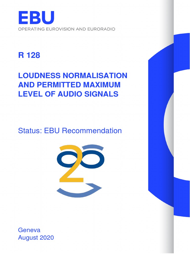 EBU r128 2020 | PDF | Telecommunications | Acoustics