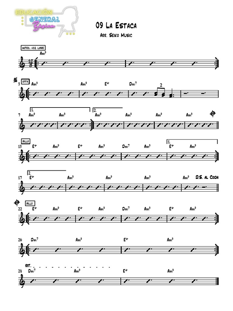 09 La Estaca - Partitura Completa | PDF