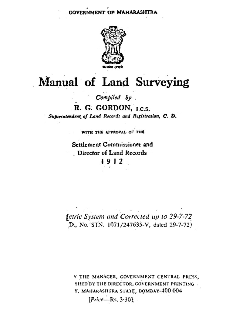 Manual To Read Survey Map | PDF | Surveying | Acre