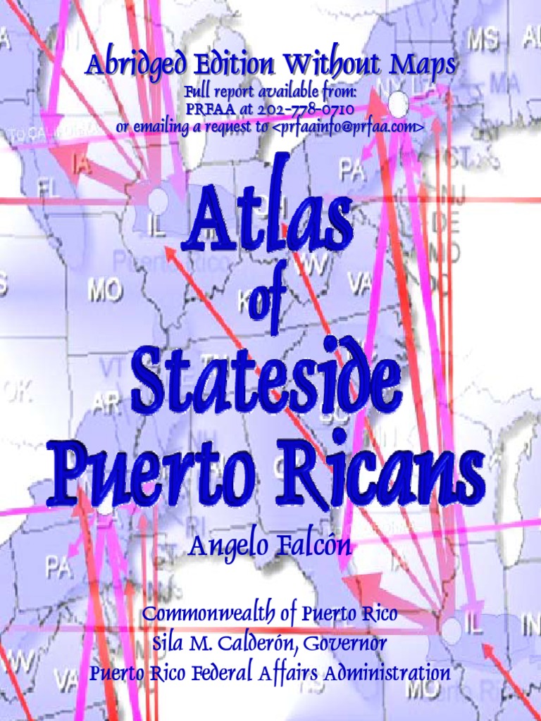Atlas of Stateside Puerto Ricans | PDF | Hispanic And Latino Americans ...