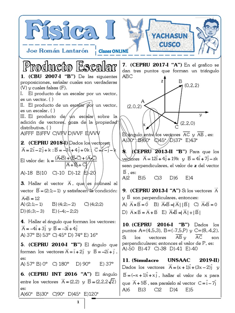 4.3 Análisis Vectorial (Ejercicios PE) 2020 | PDF | Vector Euclidiano | Geometría Elemental