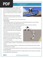 Working at Height Rescue Plan Sample | PDF | Injury | Risk