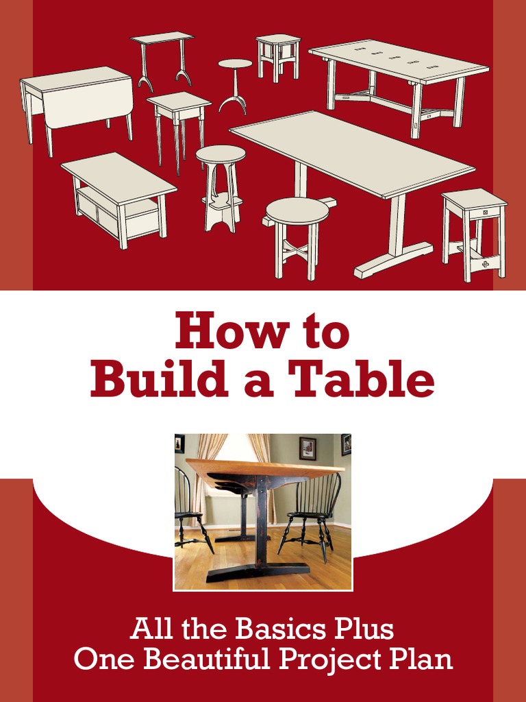 How To Build A Table | PDF | Wood | Woodworking