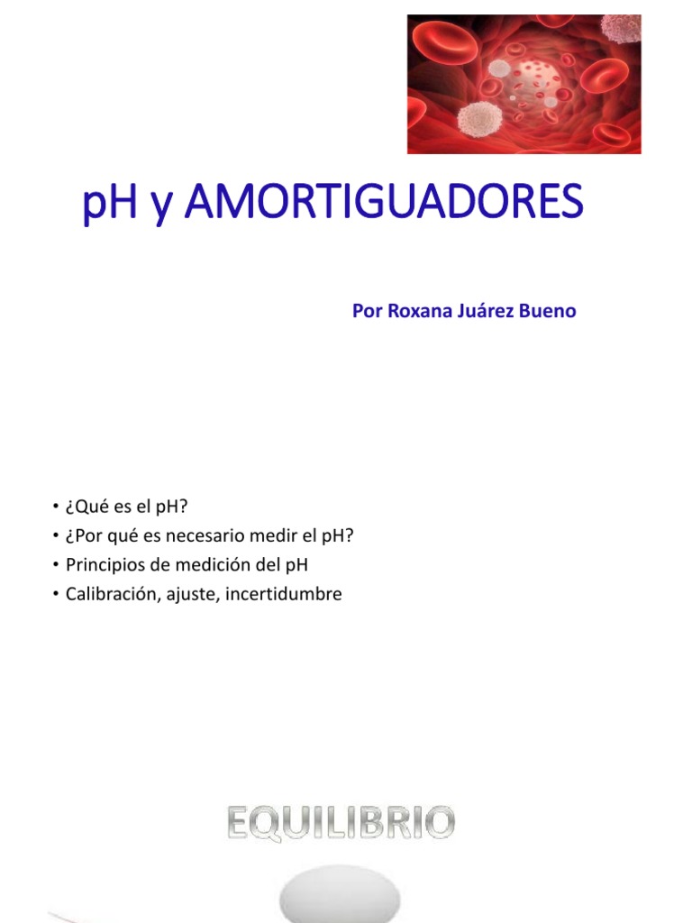PH y Amortiguadores Calculos | PDF | Solución tampón | Constante de disociación ácida