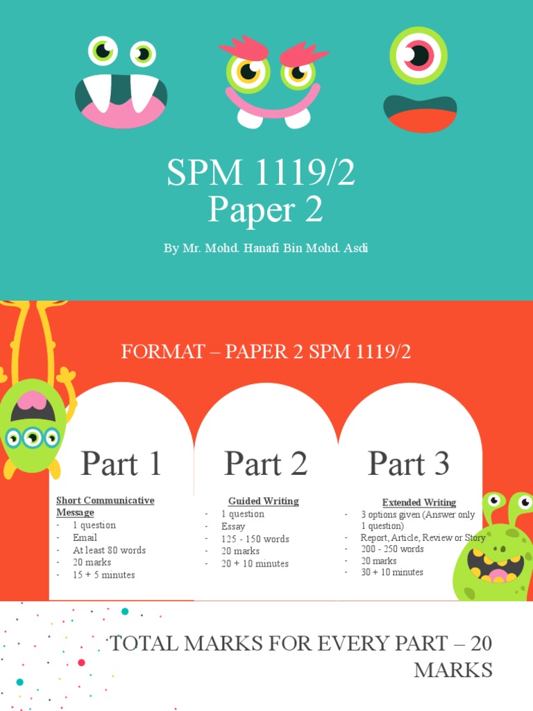 Paper 2 SPM Talk 2021 | PDF | Singing | Essays