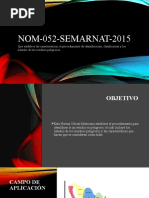 Tabla Incompatibilidad Nom 054 Semarnat PDF | PDF | Combustión | Pintar