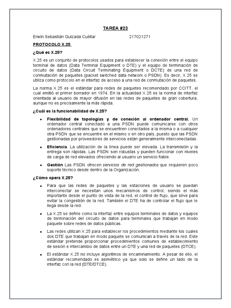 Protocolo X.25 y Frame Relay en Redes | PDF | Cambio de etiquetas multiprotocolo | Redes