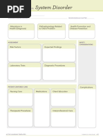 System Disorder: Active Learning Template | PDF
