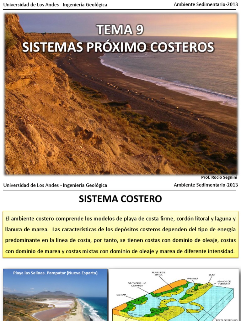 Tema 10. Ambientes Costeros de Playa | PDF | Costa | Zona litoral