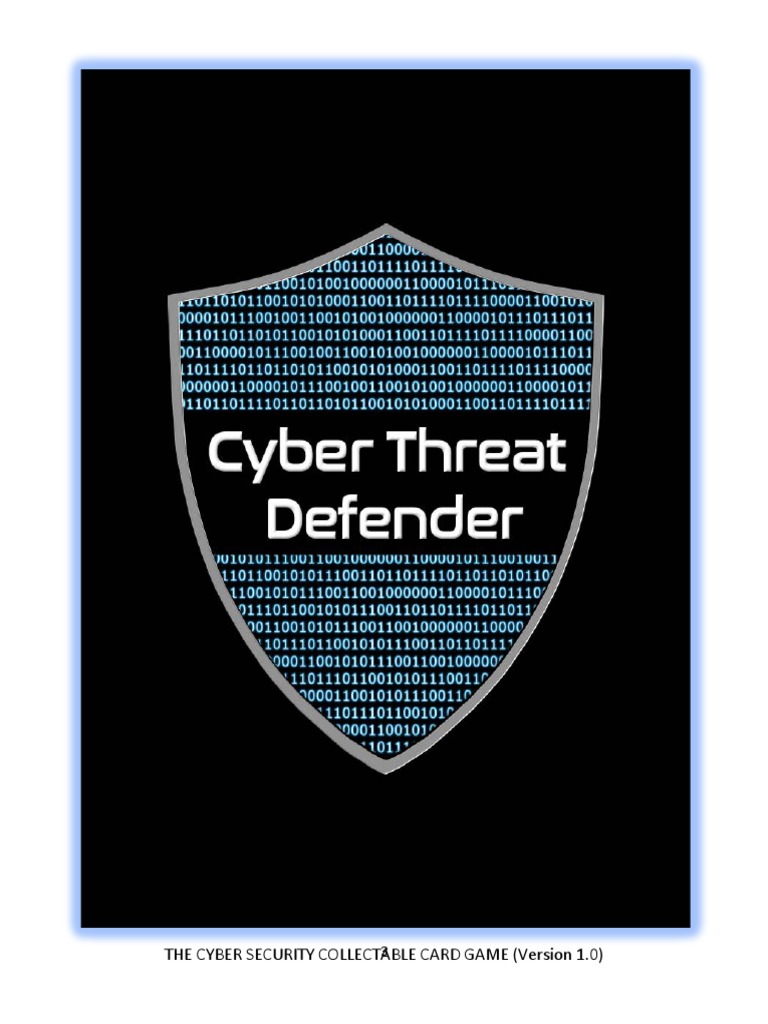 The Cyber Security Collectable Card Game (Version 1.0) | PDF | Computer ...
