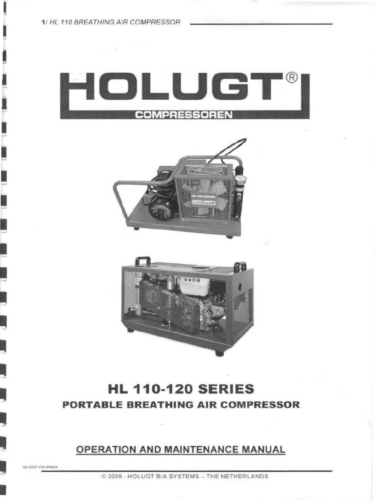HL 110 Breathing Air Compressor Manual | PDF | Private Law | Business