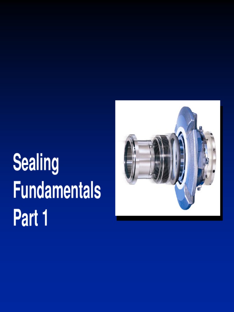 Mech Seal Fundamentals | PDF | Mechanical Engineering | Chemical ...