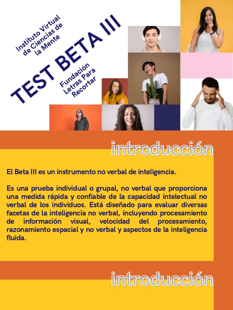 Test Beta Iii | PDF | Inteligencia | Cociente de inteligencia