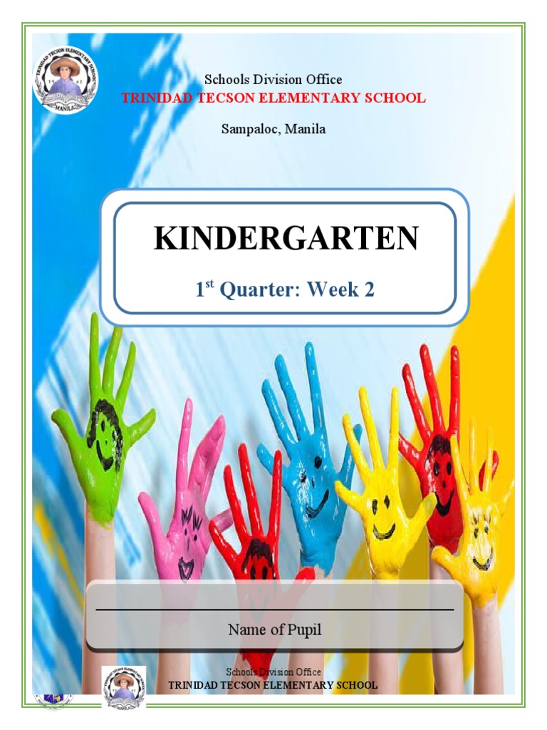 Worksheet For Kinder - q1w2 | PDF | Schools | Elementary Schools