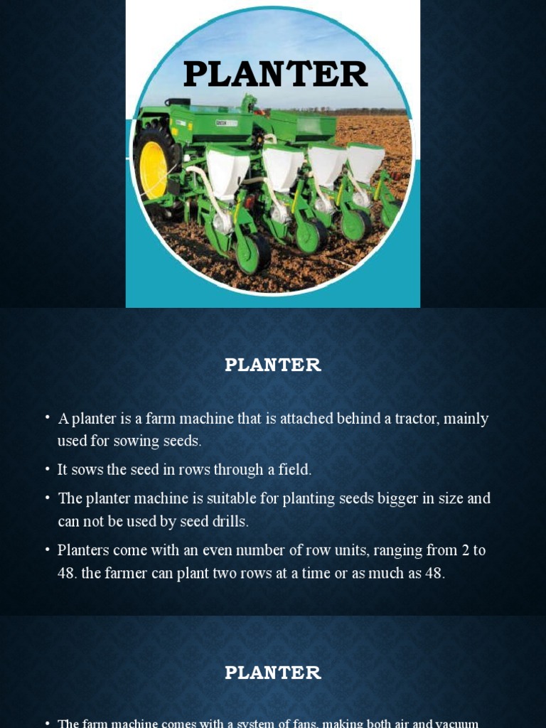 2d. Planter | PDF | Sowing | Agriculture