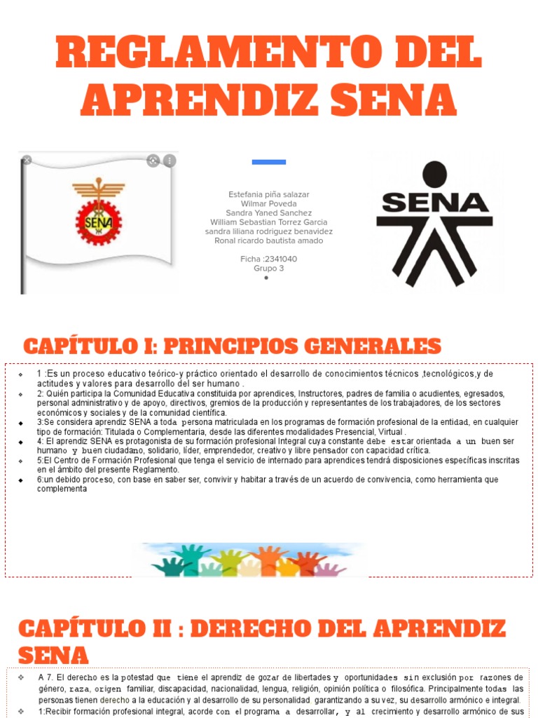 Reglamento Del Aprendiz Sena | PDF | Desarrollo profesional | Evaluación