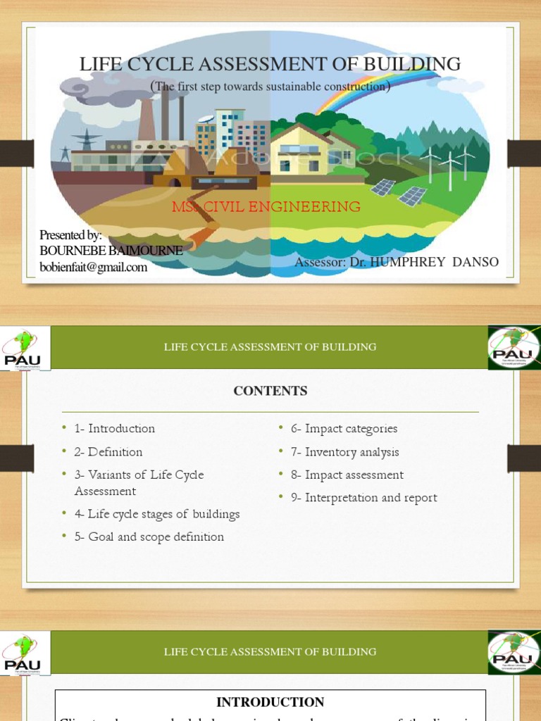 Life Cycle Assessment of Building | PDF | Life Cycle Assessment ...