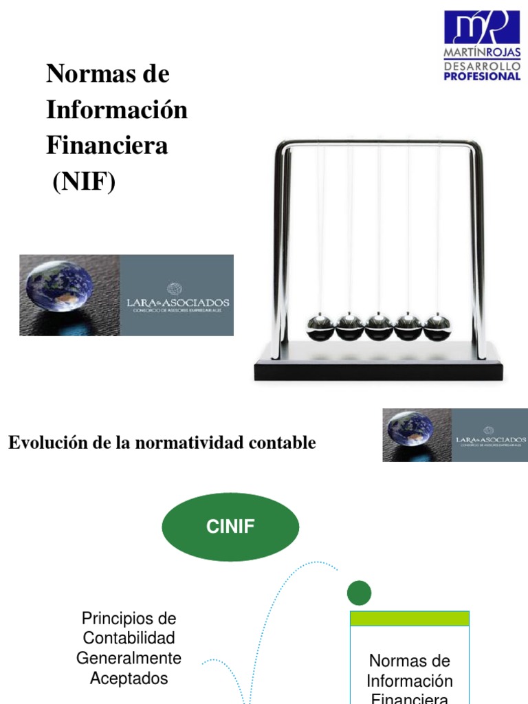 Normas de Información Financiera (NIF) | PDF | normas internacionales ...