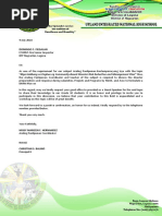 REQUEST LETTER DRRM | PDF | Emergency Management | Prevention