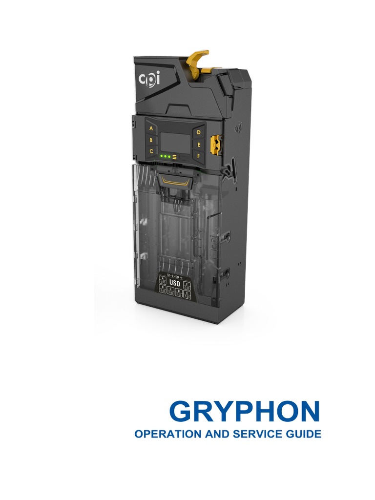 Gryphon: Operation and Service Guide | PDF | Menu (Computing) | Point ...