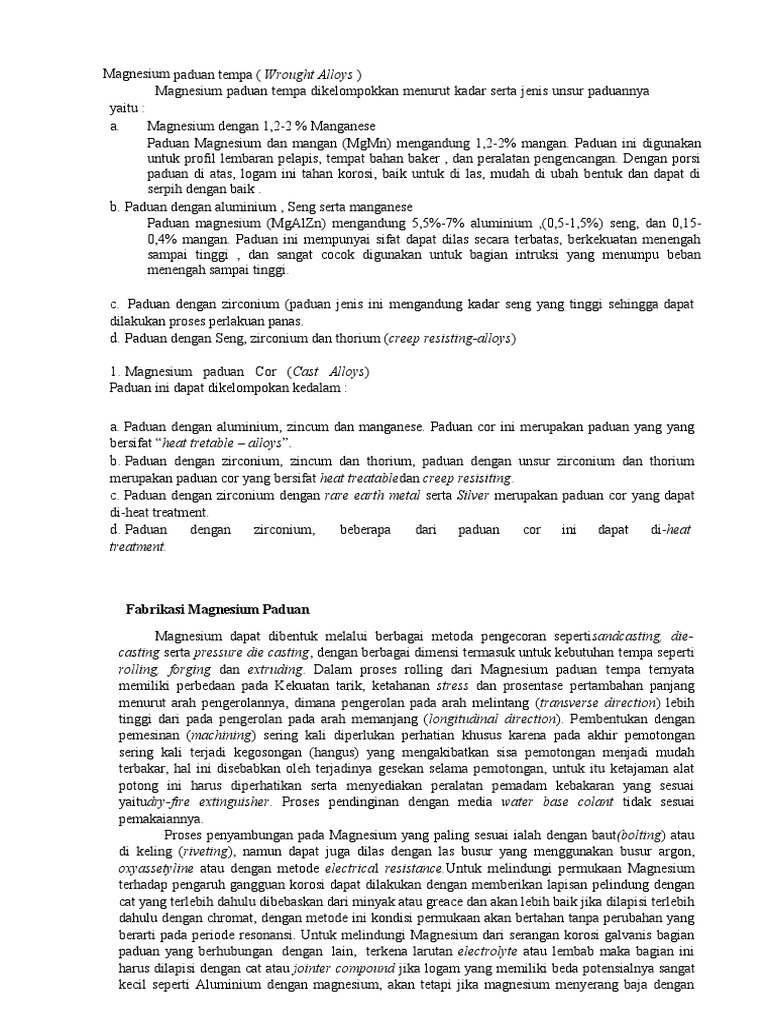 Magnesium | PDF