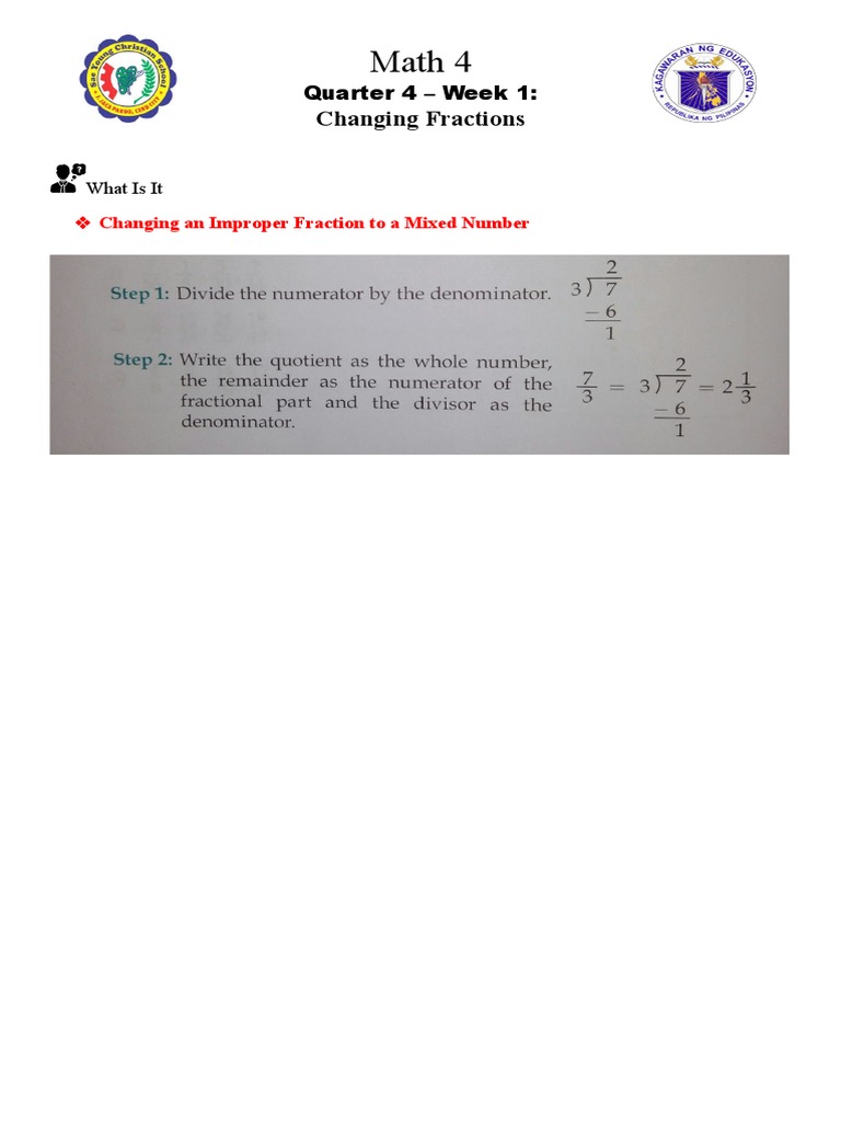 Math 4 Q4 W1 | PDF | Notation | Lexicology