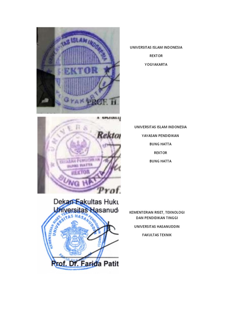 Stempel Kampus | PDF