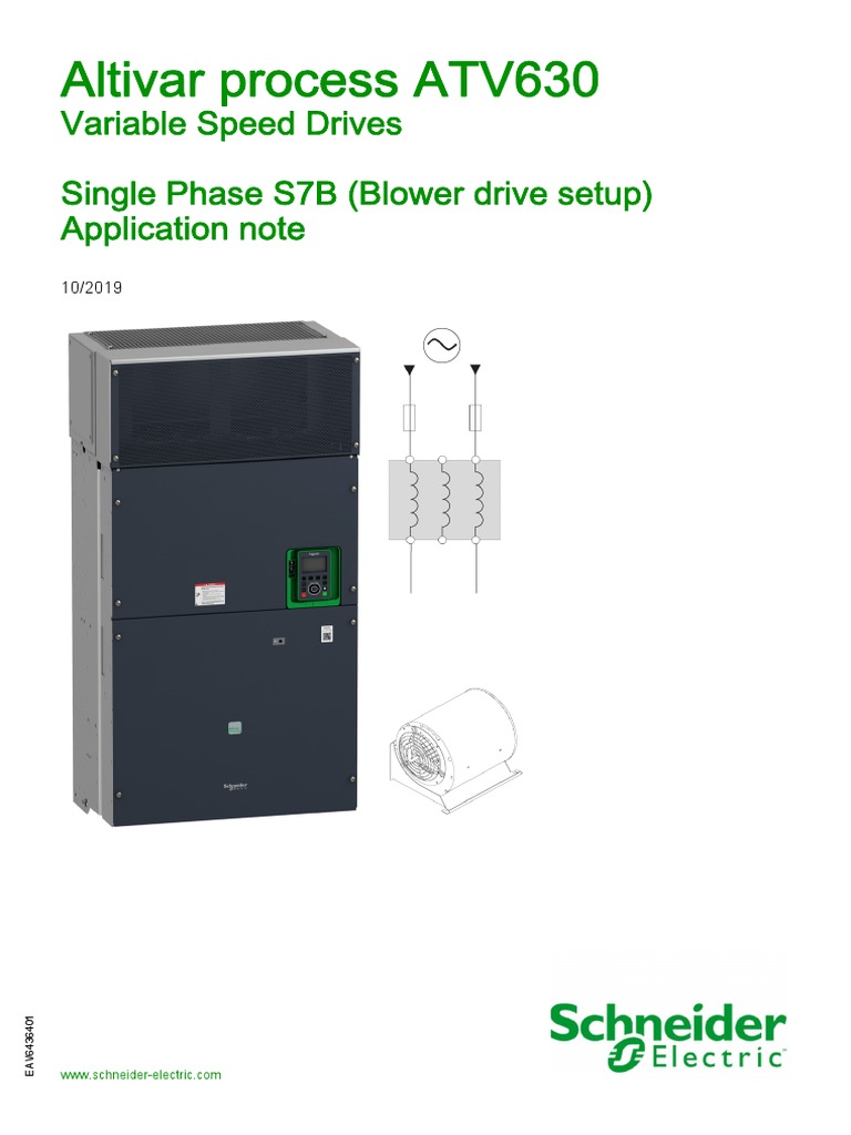 ATV630 Single Phase S7B Application Note en EAV64364 01 | PDF ...