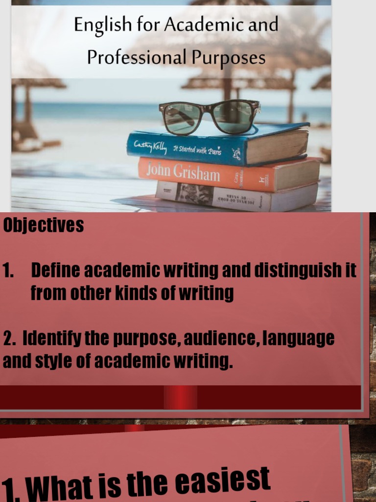 Understanding Academic Writing | PDF