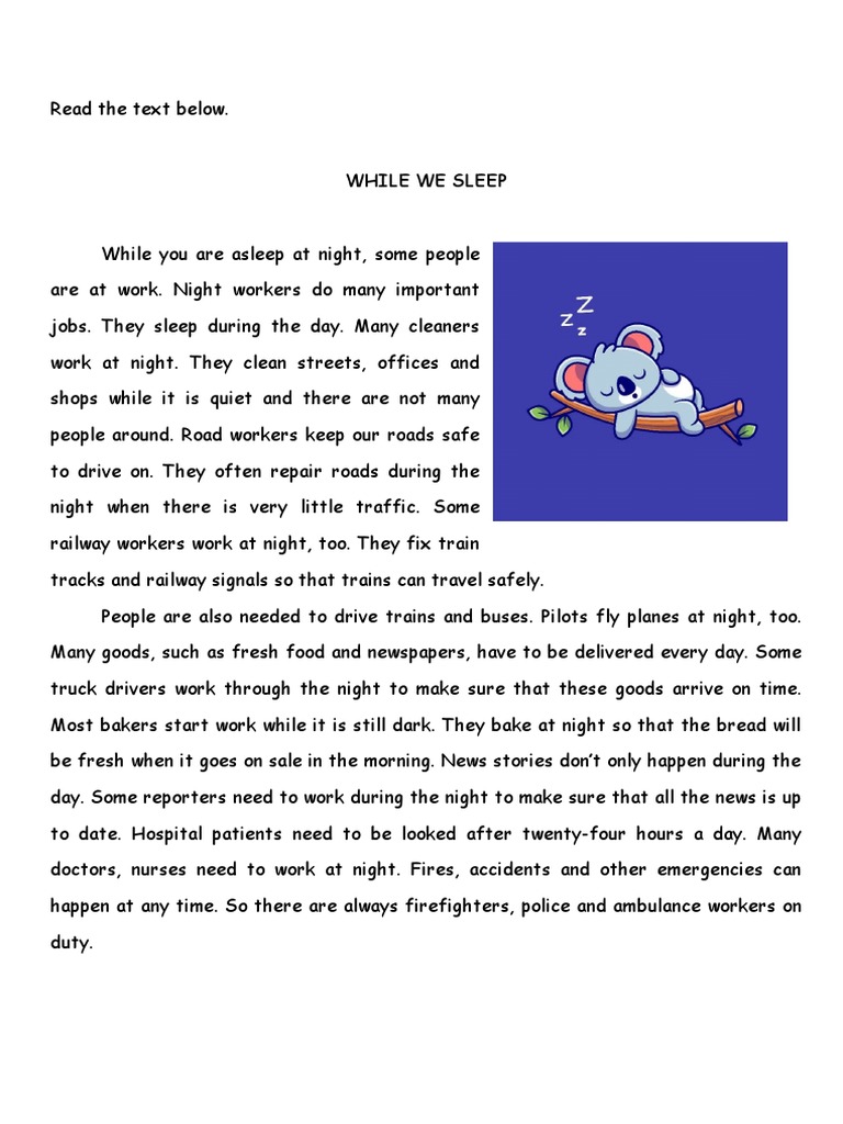 While We Sleep | PDF