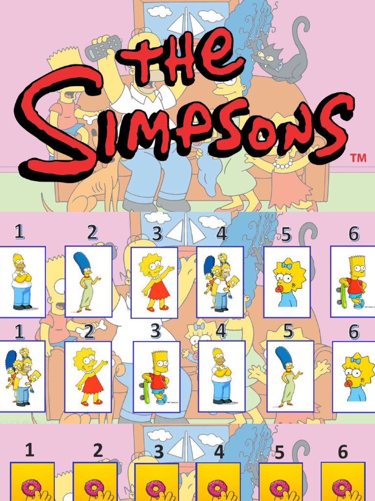 Memorice Interactivo Los Simpsons | PDF