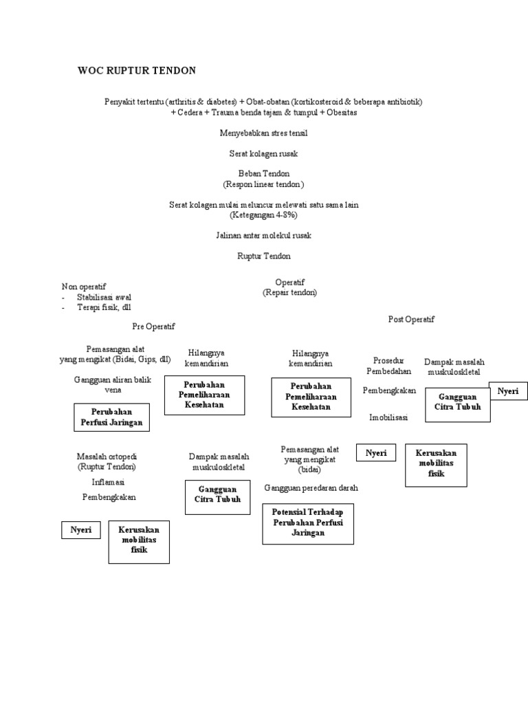 Woc Ruptur Tendon (Rahmiati) | PDF