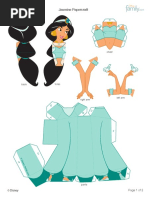 Disney Frozen Anna Papercraft Craft Printable 0913 | PDF | Clothing ...