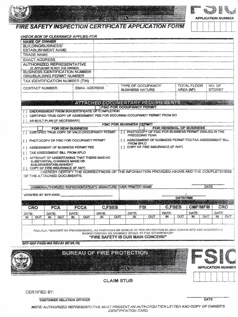 Fire Form Form Taguig - 20201015 - 0001 | PDF
