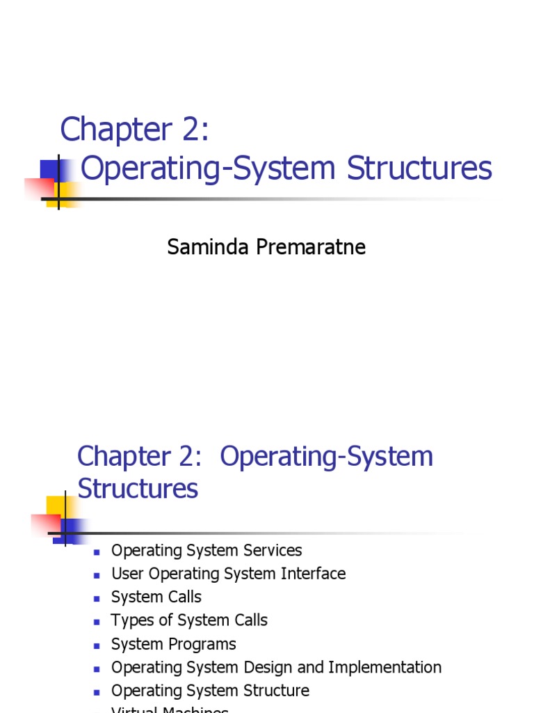 Chapter 2 B13 | PDF | Kernel (Operating System) | Operating System